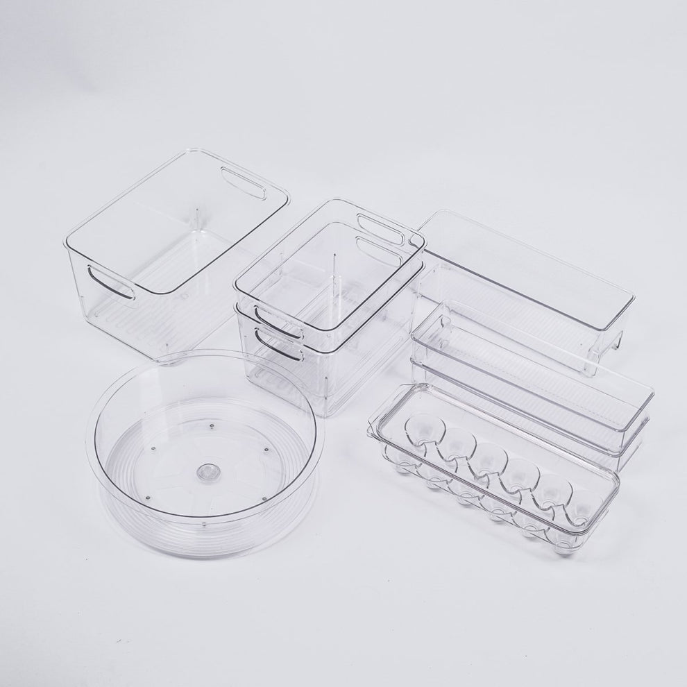 Clear Acrylic Fridge Storage Container Bundle – Refined Living